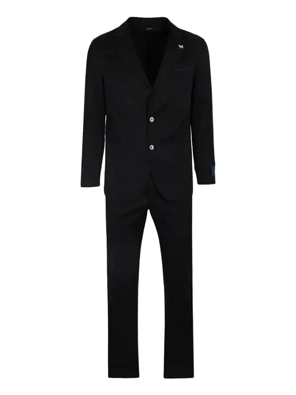 TOMBOLINI Zero Gravity Button Suit - Black