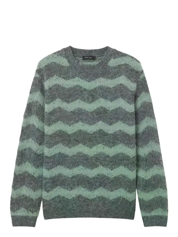 TOUT A COUP Zigzag Knitwear - Grey