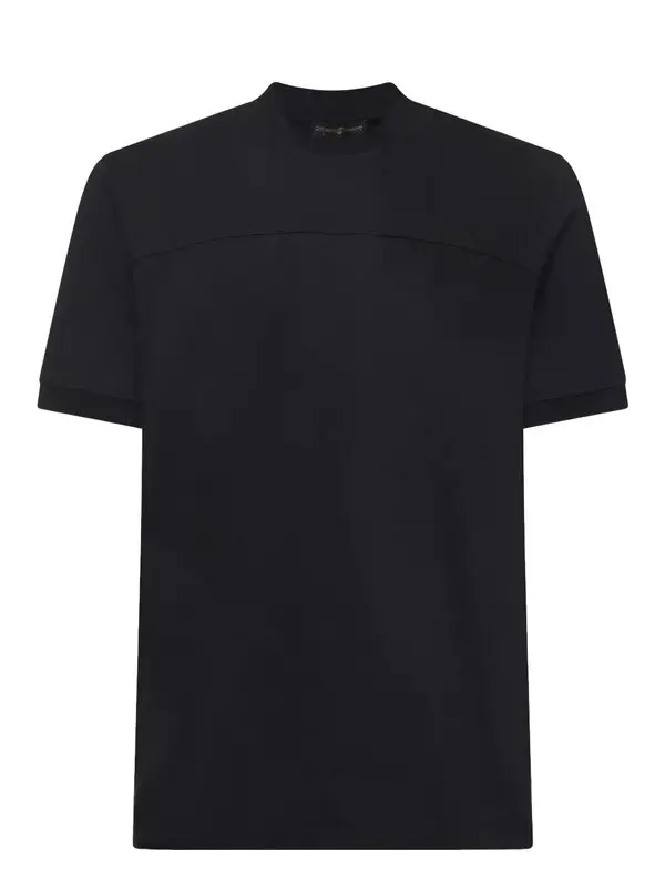 GIULIANO GALIANO Crew Neck Cotton T-shirt - Black