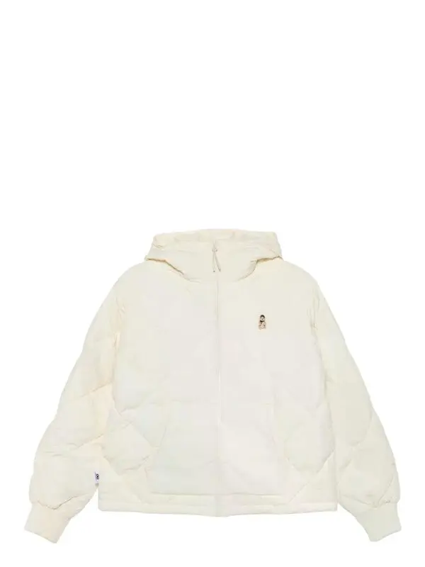 CHOCOOLATE Quilted Hooded Puffer Jacket - White