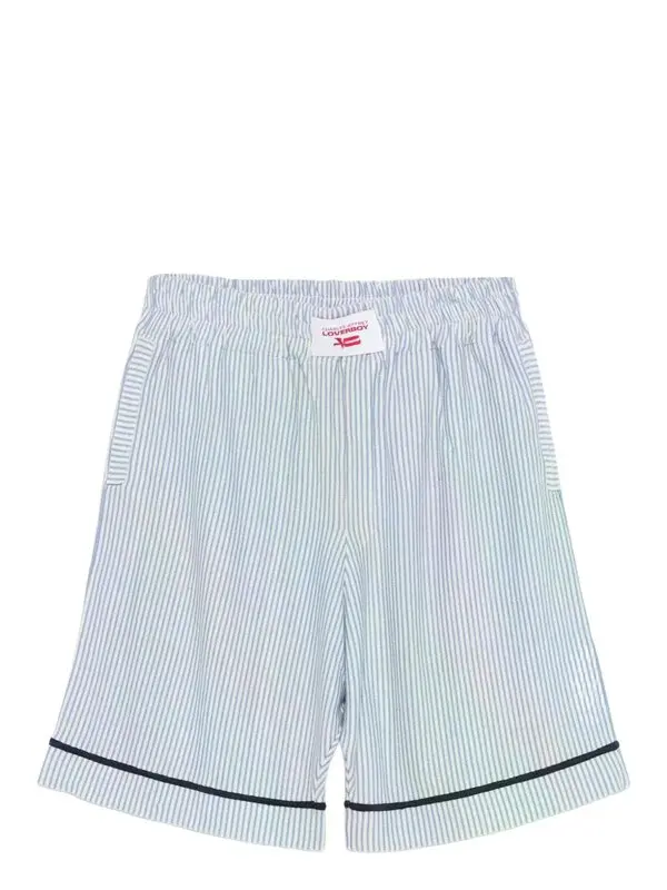 CHARLES JEFFREY Striped Shorts - Blue