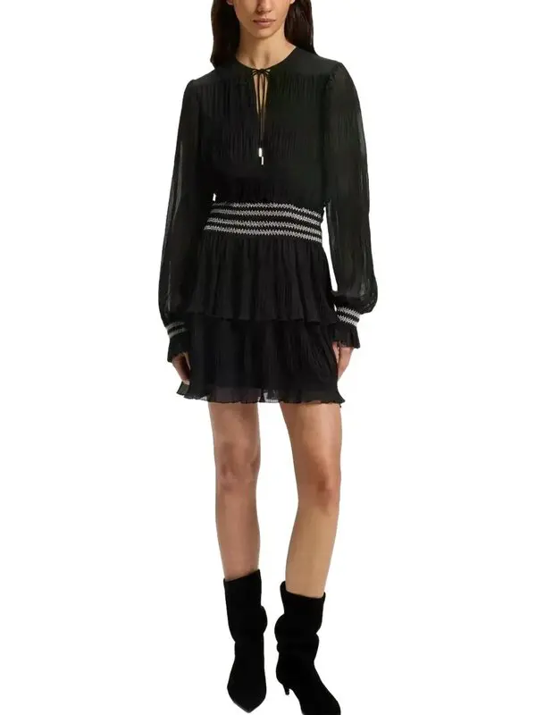 BOSS Long-sleeve Mini Dress - Black