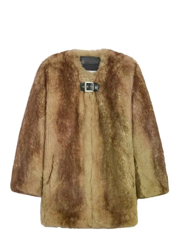 Apparis Petra Single-breasted Coat - Brown