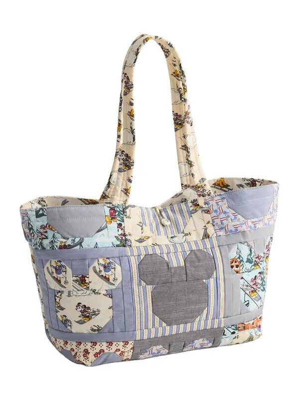 VERA BRADLEY Disney Small Hathaway Tote Bag By - Blue