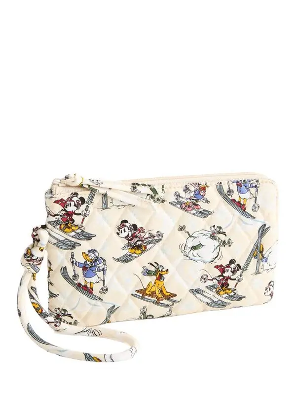 VERA BRADLEY Disney Zip Wristlet - White
