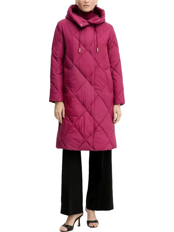 SILVIAN HEACH Hooded Quilted Coat - Purple