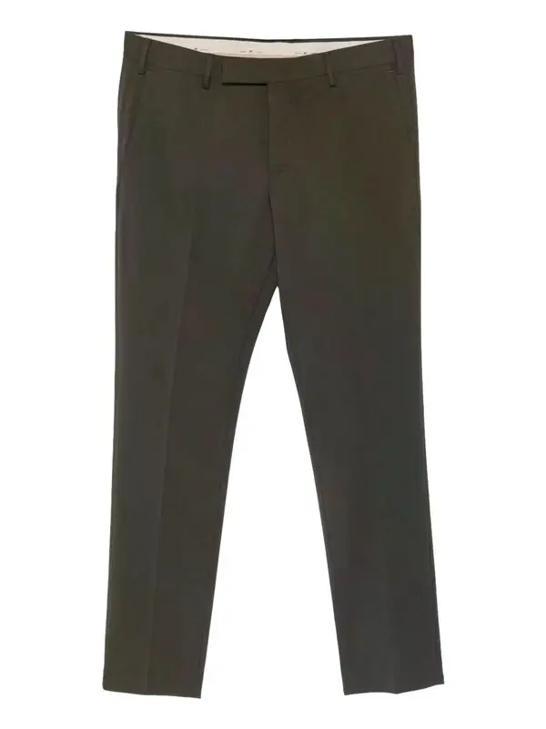PT TORINO Pressed-crease Tailored Trousers - Brown