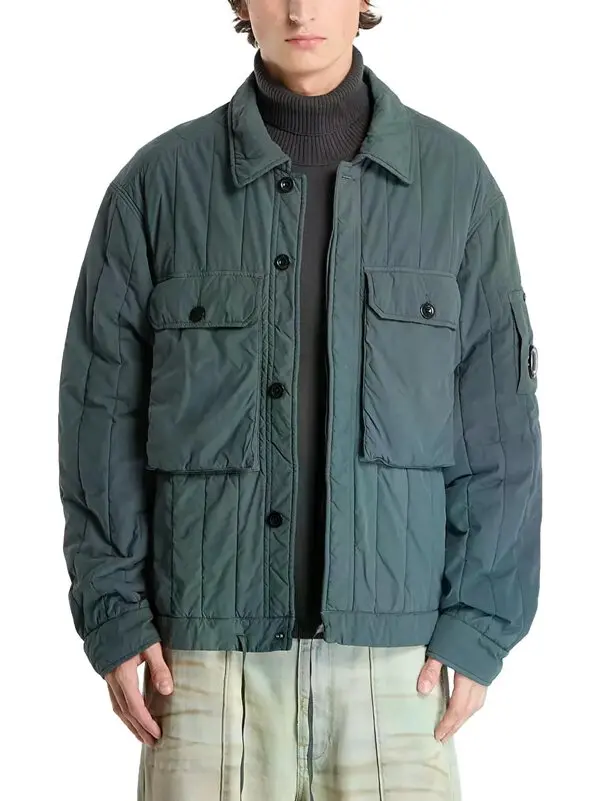 C.P. COMPANY Quilted Padded Jacket - Grey