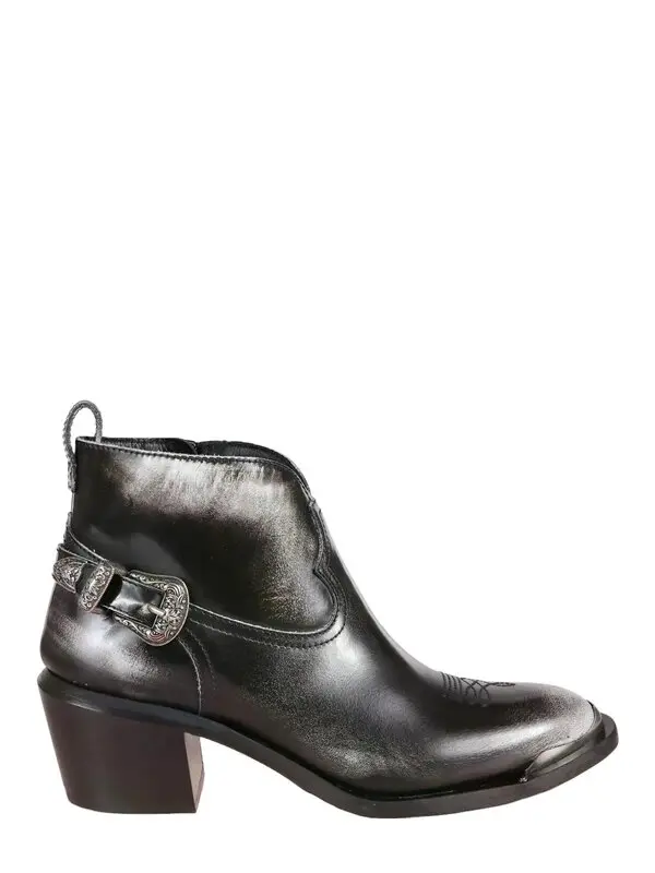 GOLDEN GOOSE Patty Ankle Boots - Black