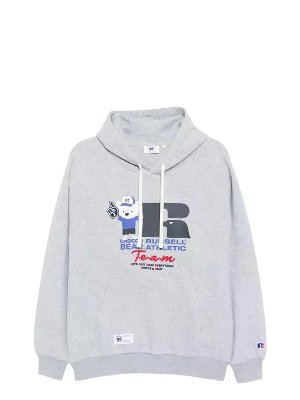 CHOCOOLATE X Russell Athletic Graphic-print Hoodie - Grey