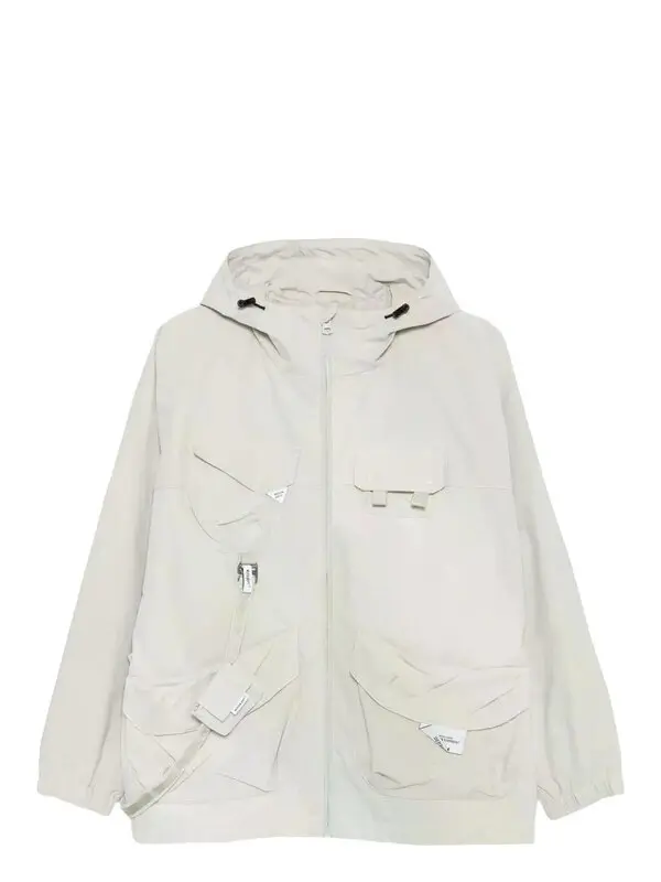MUSIUM DIV. Multi-pockets Hooded Jacket - Neutrals