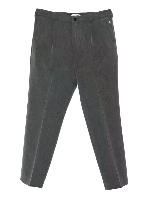 NEW YORK RESIDENT Pleated Tailored Trousers - Grey