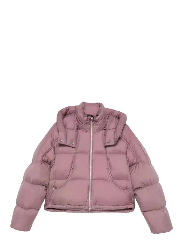 Moose Knuckles Hooded Zip-up Padded Jacket - Pink