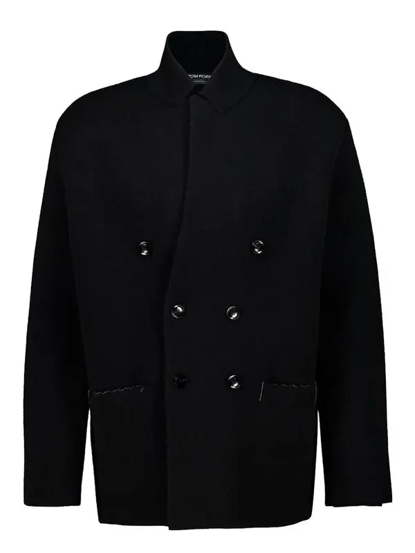 TOM FORD Double-breasted Blazer - Black