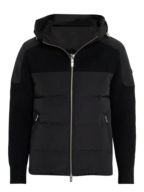 Moose Knuckles Glenvale Knit Hybrid Jacket - Black