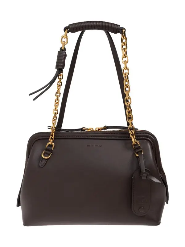 Etro Leather Handbag - Brown