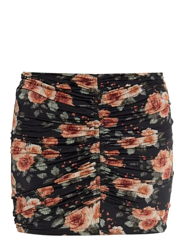IRO PARIS Lunia Floral Mini Skirt - Multicolour