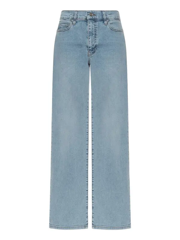 FRAME Wide-leg Jeans - Light Blue