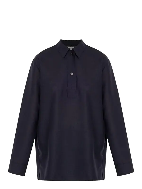 Studio Nicholson Pinole' Top - Navy Blue