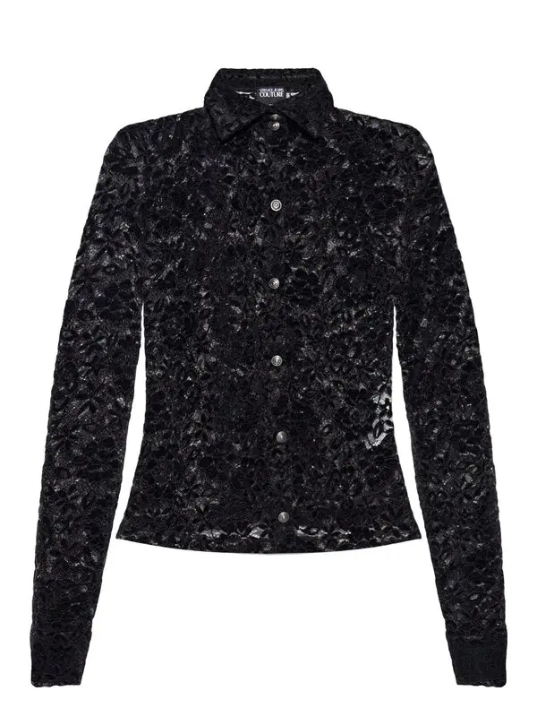 Versace Lacework Shirt - Black