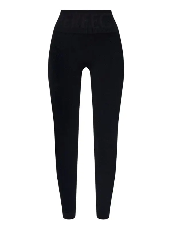 Perfect Moment Ribbed Leggings - Black