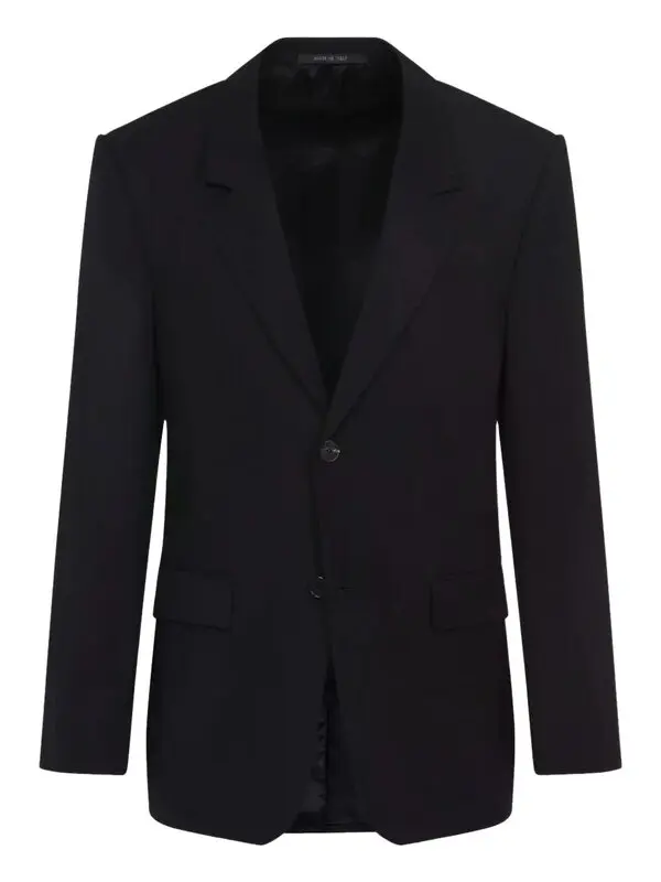 Balenciaga Button Blazer - Black