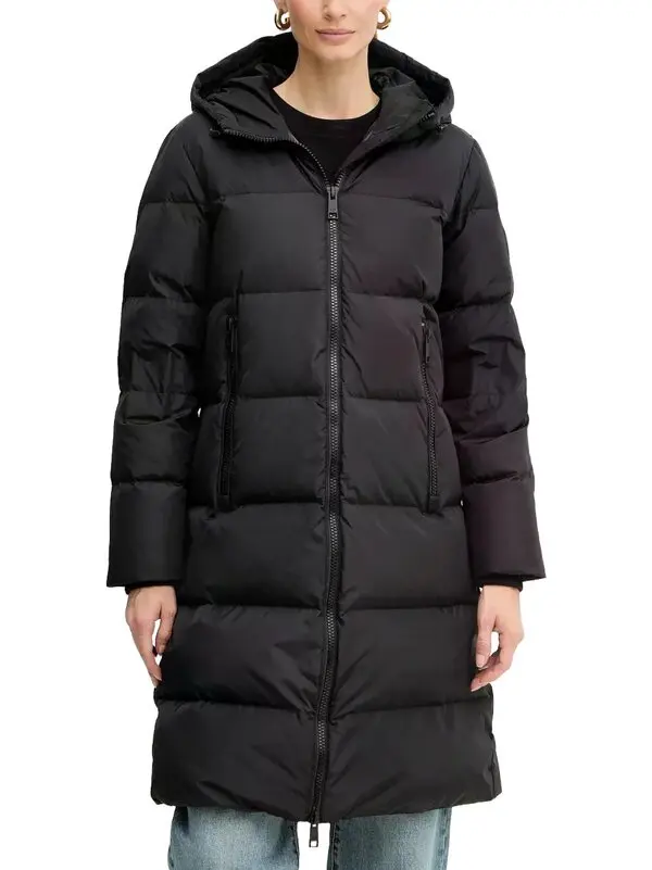 Armani Exchange Hooded Padded Jacket - Black