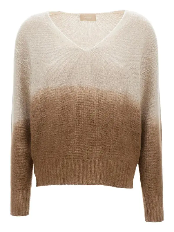 DRUMOHR V-neck Virgin Wool Sweater - Multicolor