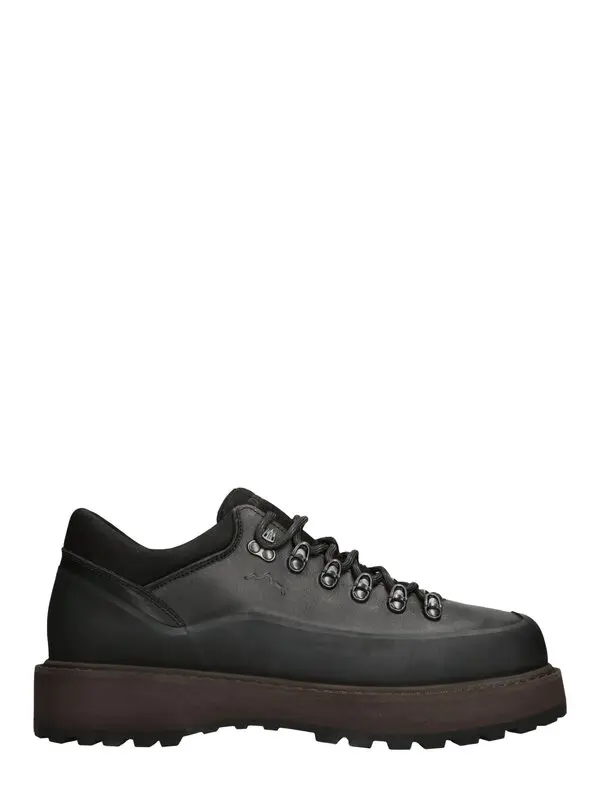 Diemme Suede Parigi Gancho Driving Shoes - Black