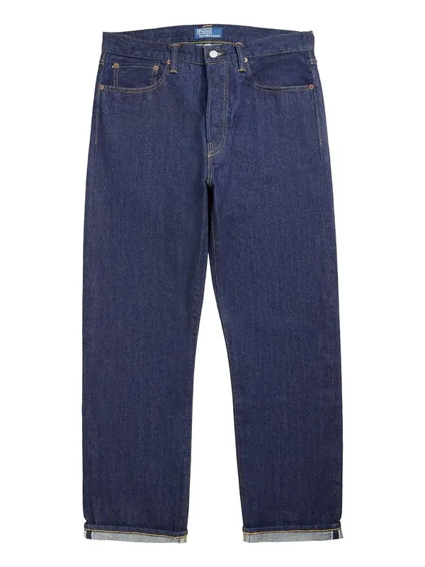 Ralph Lauren Selvedge Straight-leg Sullivan Jeans - Blue