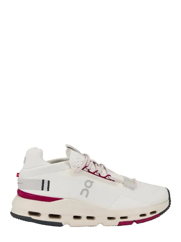 On Cloudnova 2 Sneaker - Ivory & Grenadine