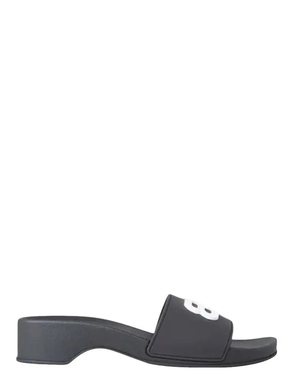 Balenciaga Pool Bb Wedge Sandal - Multicolor
