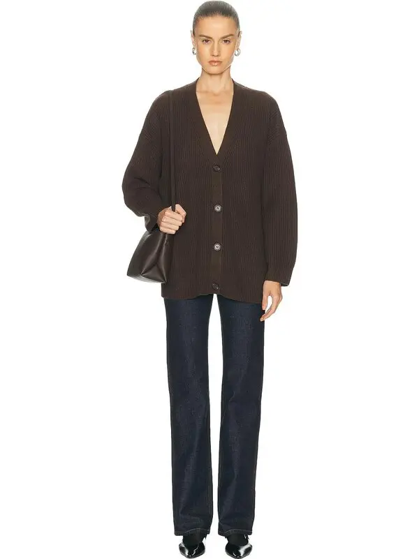 Jenni Kayne Cashmere Cocoon Cardigan - Chocolate