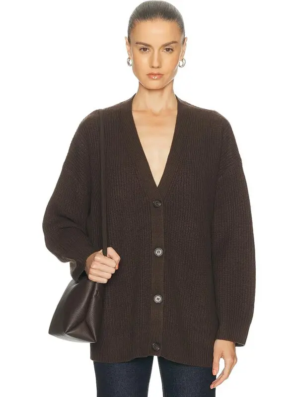 Jenni Kayne Cashmere Cocoon Cardigan - Chocolate
