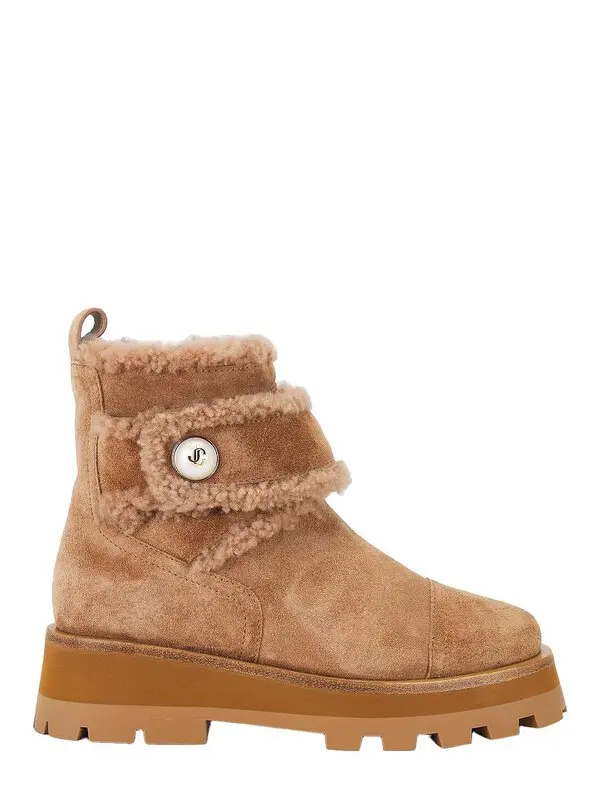 JIMMY CHOO Meena Flat Boot - Toffee & Toffee