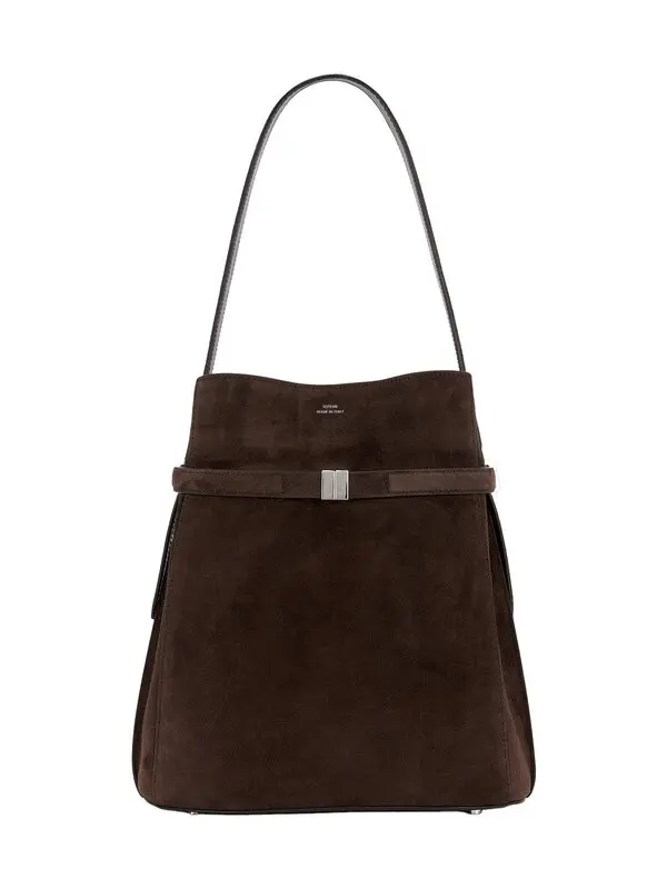 TOTEME Belted Bucket Bag - Brown