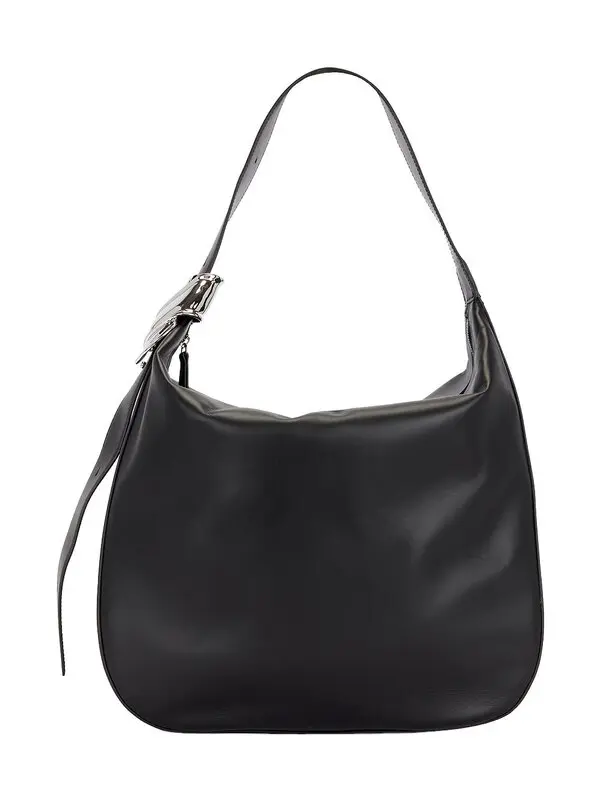 Brandon Maxwell The Stella Large Hobo Bag - Black