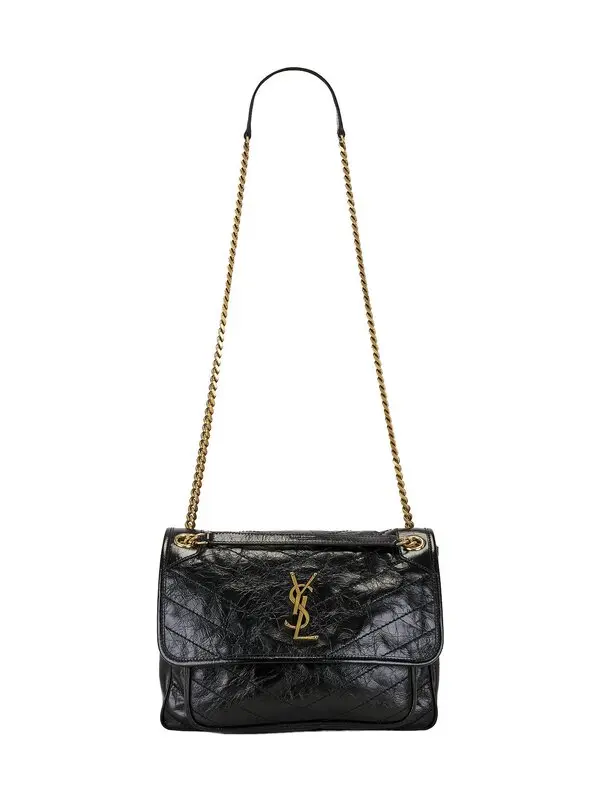 Saint Laurent Medium Niki Chain Bag - Nero
