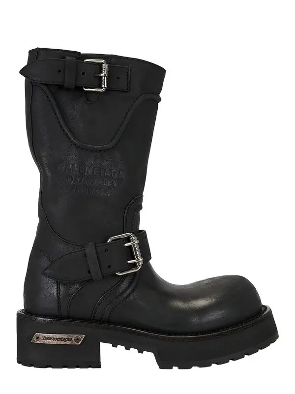 Balenciaga Venom Boot - Black & Silver
