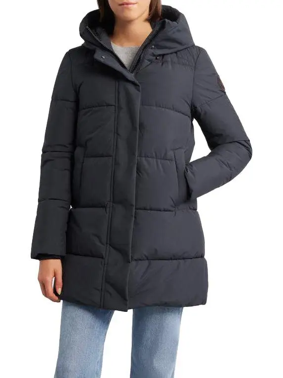 SAVE THE DUCK Bethany Waterproof Hooded Quilted Parka - Black