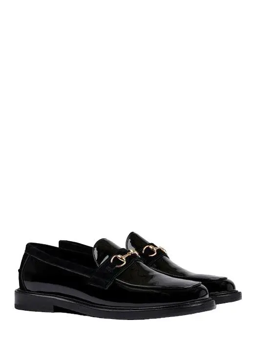 MARC NOLAN Boardwalk Bit Loafer - Black Patent
