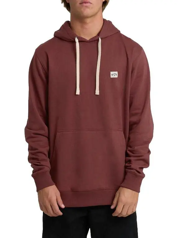 BILLABONG Relaxed Fleece Hoodie - Plum