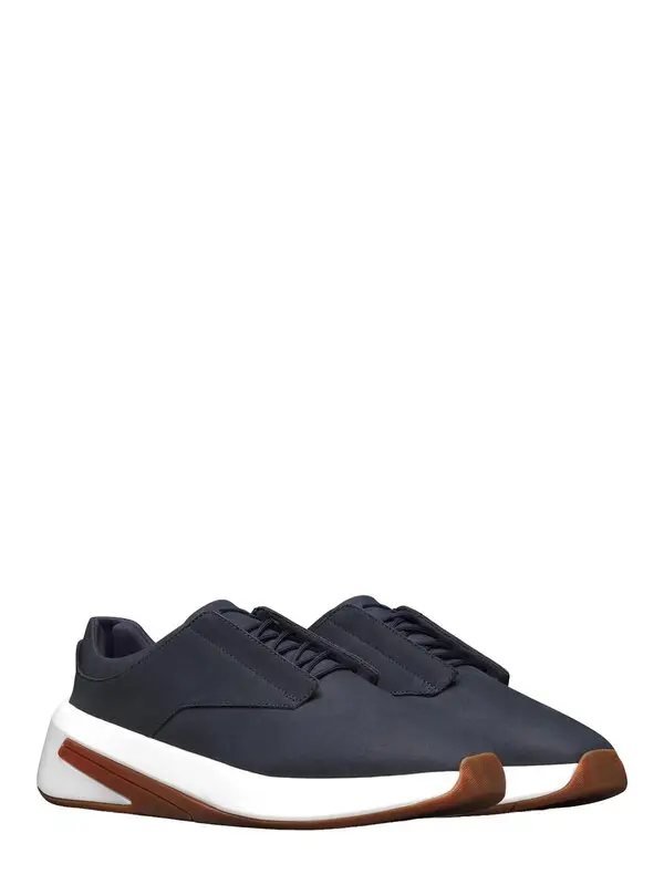 Wolf & Shepherd Supercrossover Leather Sneakers - Navy/white
