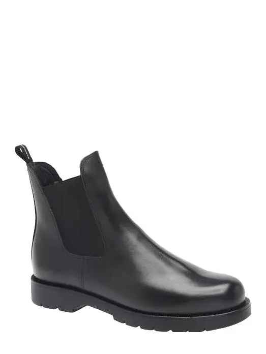 KLEMAN Tonnant Lugged Plain Toe Chelsea Boot - Noir