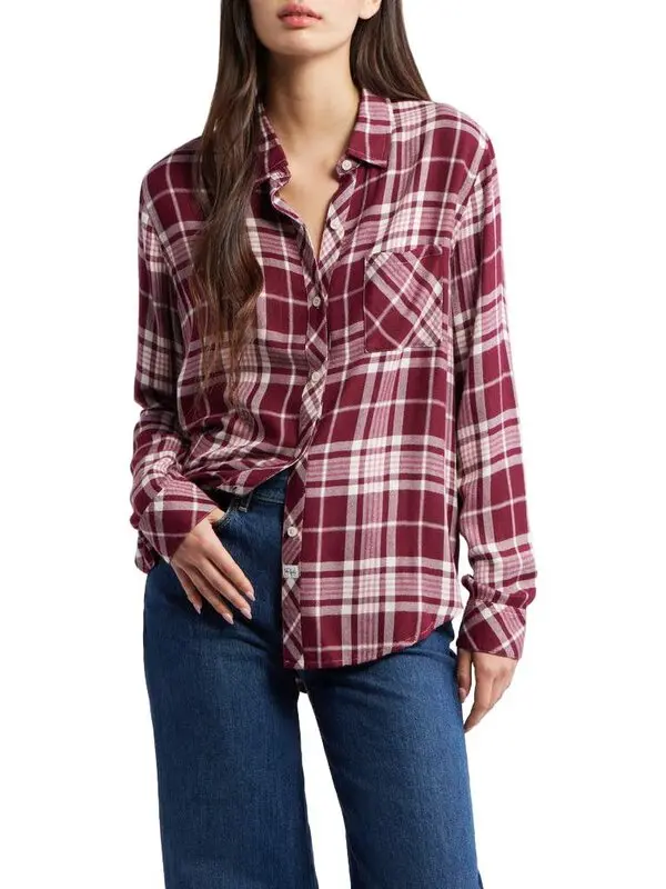 Rails Hunter Plaid Button-up Shirt - Winterberry