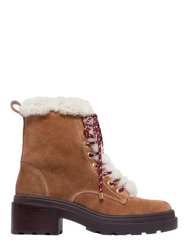 Bernardo North Shearling Hiker Boot - Almond