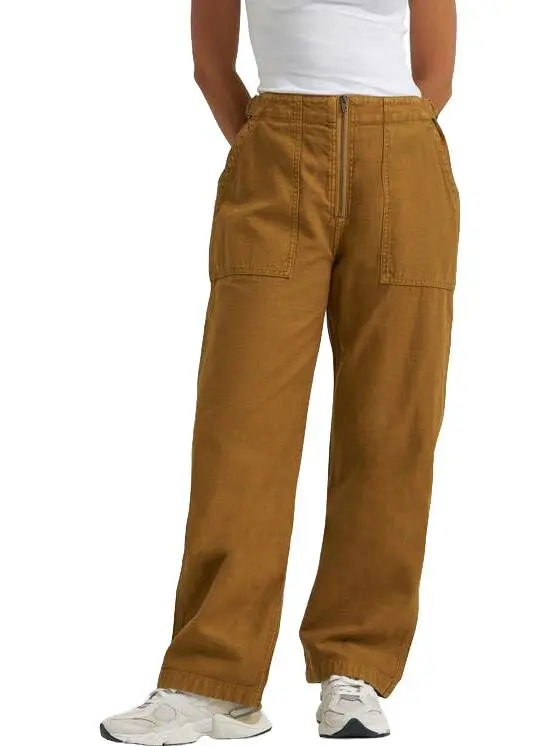 LEEM Loose Fit Utility Pants - Glazed Ginger