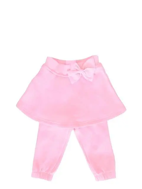 BITS & BOWS Skirted Bow Jogger - Pink