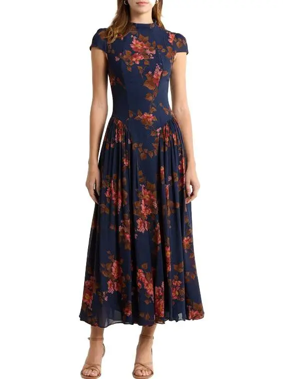 REFORMATION Maven Floral Print Maxi Dress - Lyric