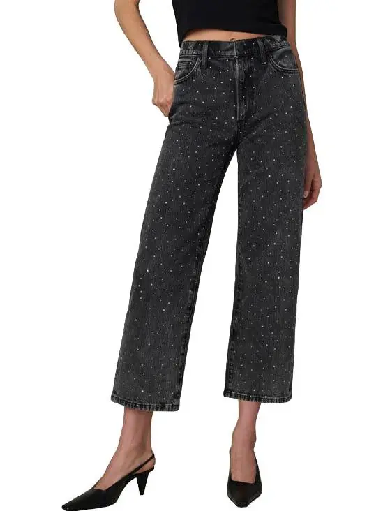 Joe's Jeans The Blake High-waist Crop Wide-leg Jeans - Cosmic Night